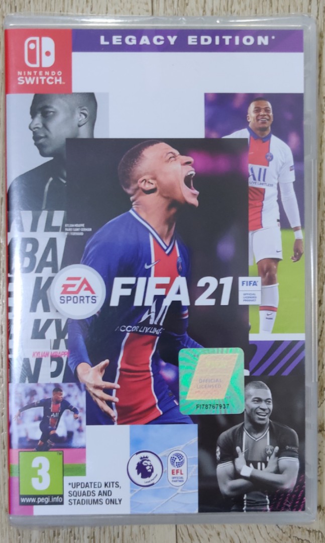 FIFA 21 Legacy Edition Nintendo Switch Game, Video Gaming, Video Games ...