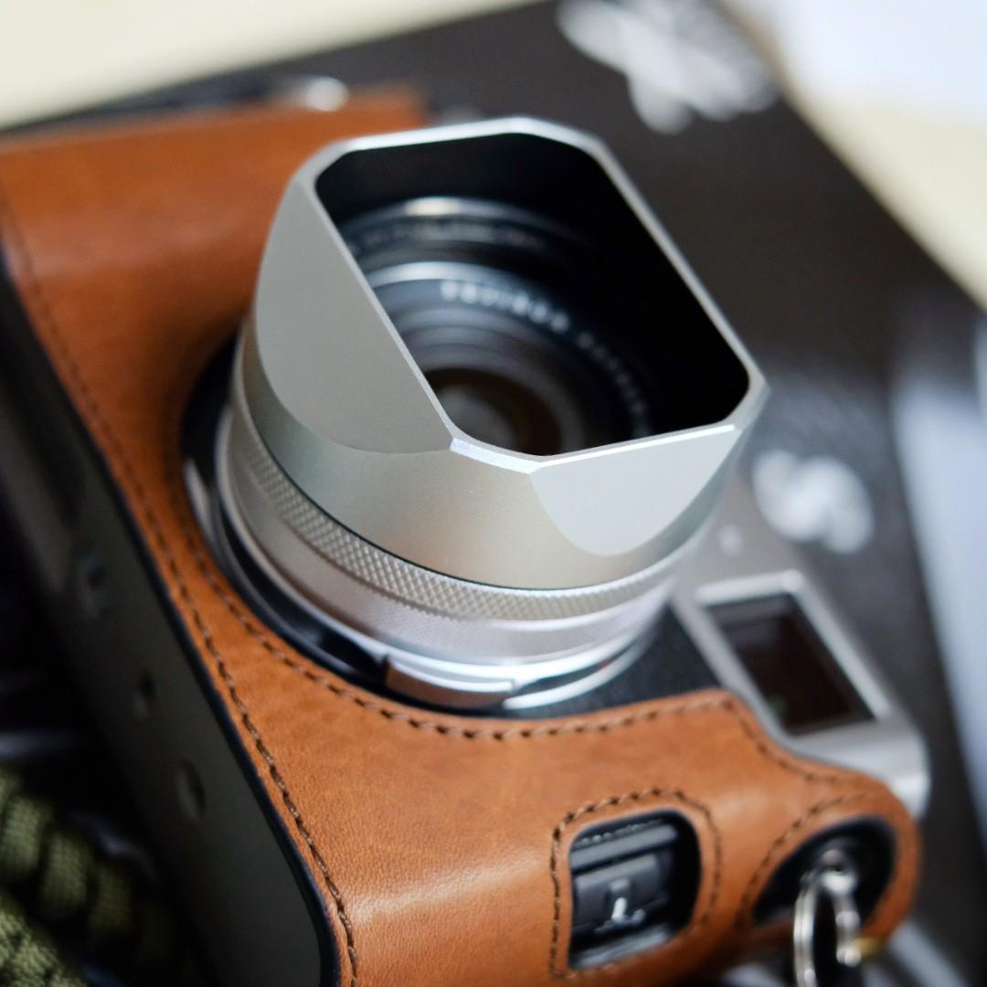 Haoge Square Metal Hood For Fujifilm X100V X100F X100T X100S X100, Photography, Photography ...