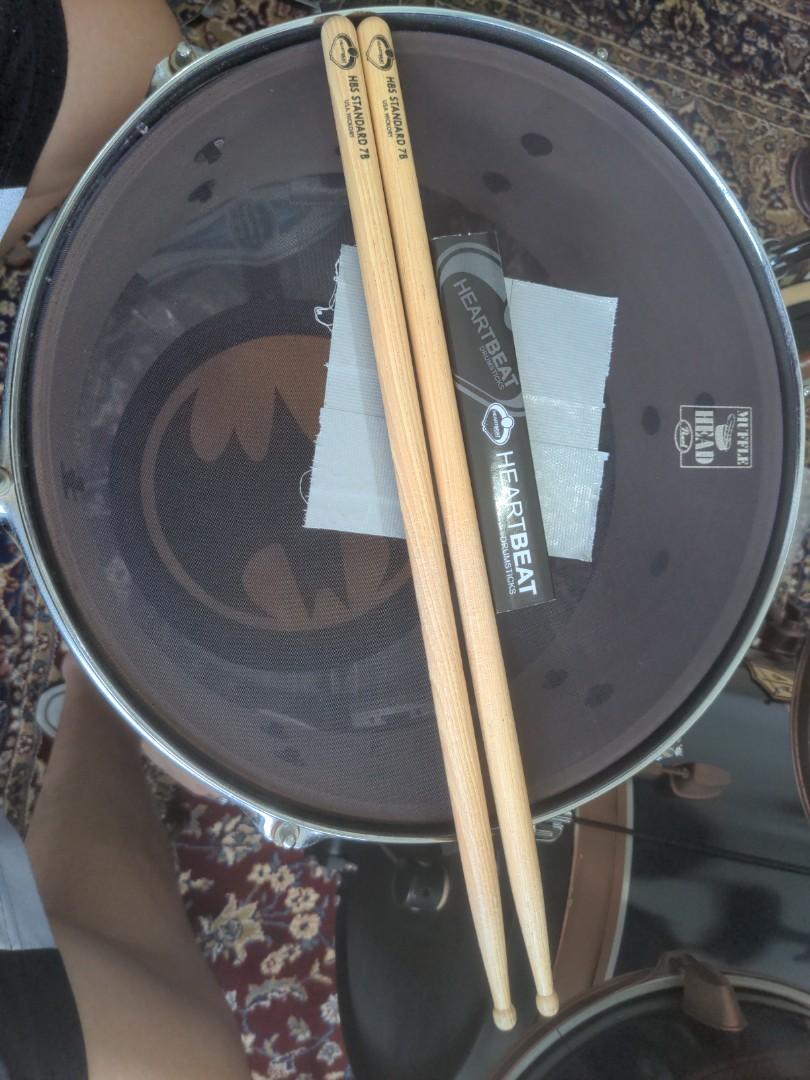 Heartbeat 7B Hickory drumsticks, Hobbies & Toys, Music & Media, Musical ...