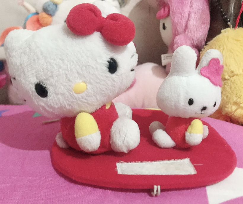 Hello kitty and cathy mini plush, Hobbies & Toys, Toys & Games on Carousell