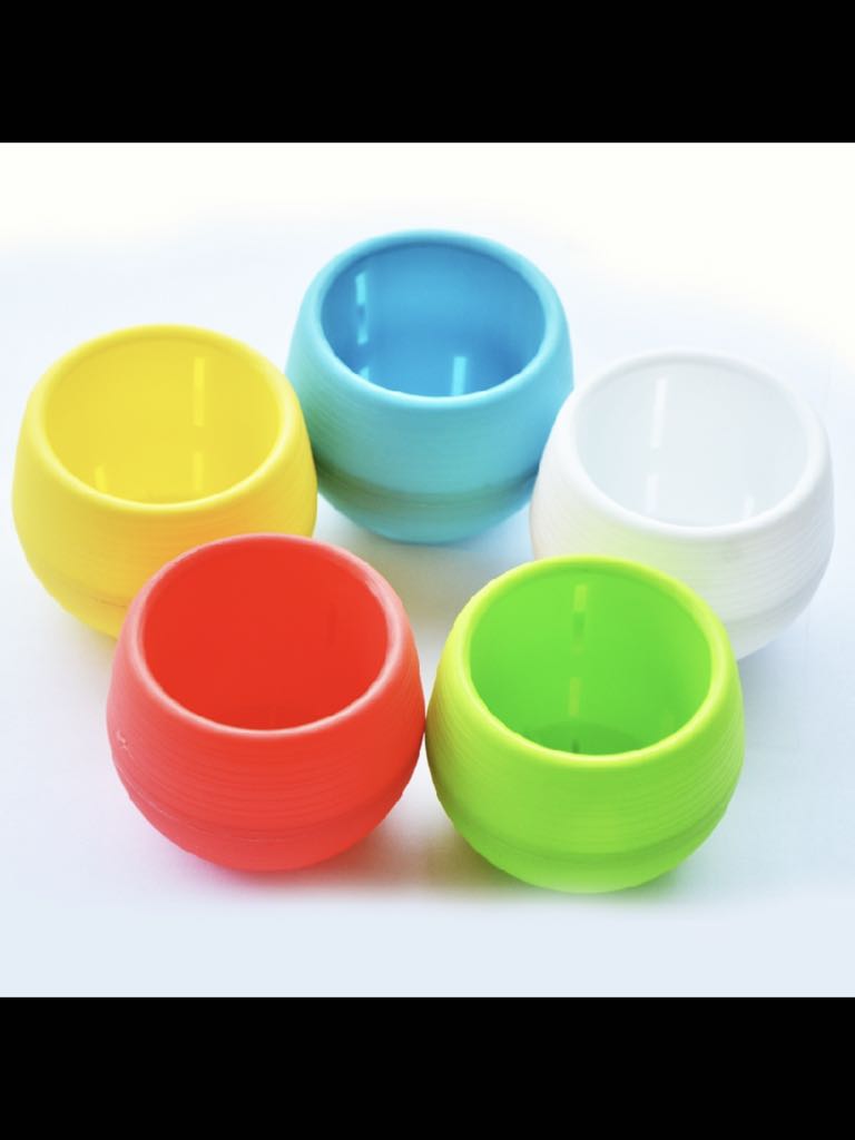 Colourful Small Round Watering Pots, Furniture & Home Living, Gardening ...