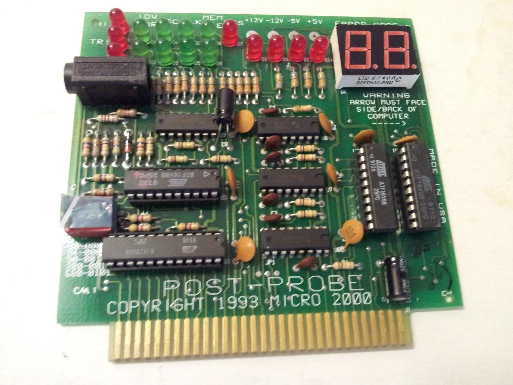 ISA POST card for motherboard and PC boot up repair, Computers & Tech ...