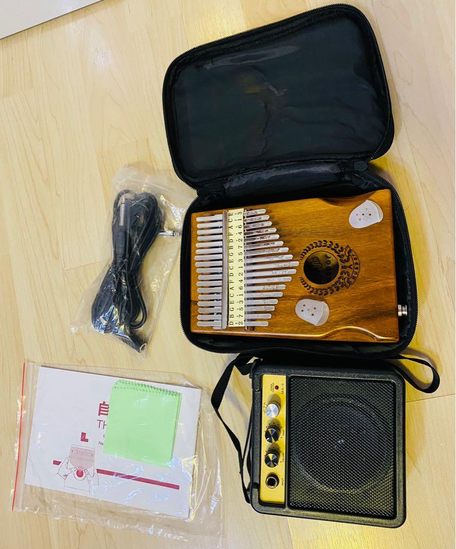 Kalimba & Mini Guitar Amplifier, Hobbies & Toys, Music & Media, Musical ...