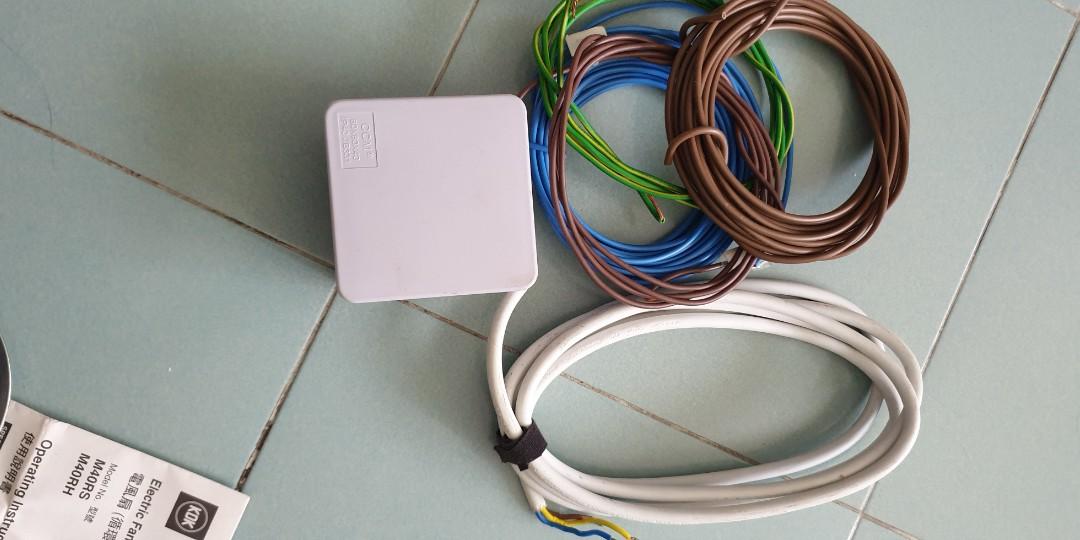 KDK M40RS orbital ceiling fan 16" rotate 360, Furniture & Home Living ...