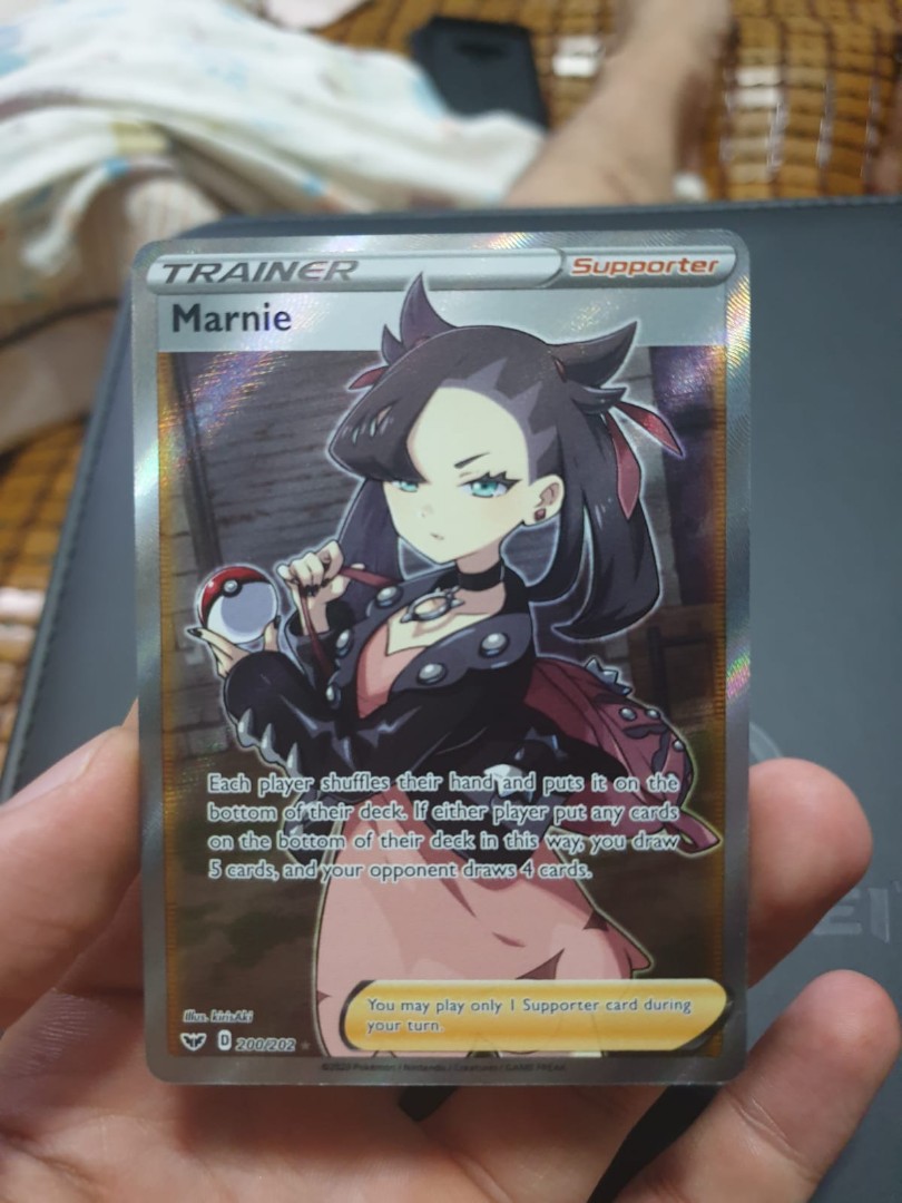 Marnie Full Art Pokemon, Hobbies & Toys, Toys & Games on Carousell