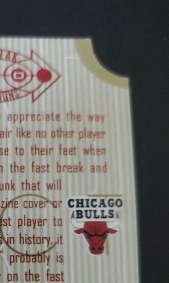 Michael Jordan 1996-97 Upper Deck Fastbreak Connections (Die Cut ...
