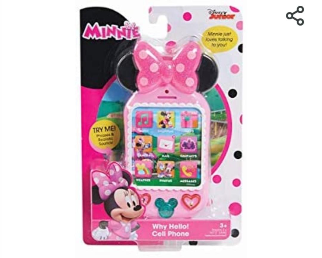 Minnie Mouse Why Hello Cell Phone (Premium pack) (M2144), Hobbies ...