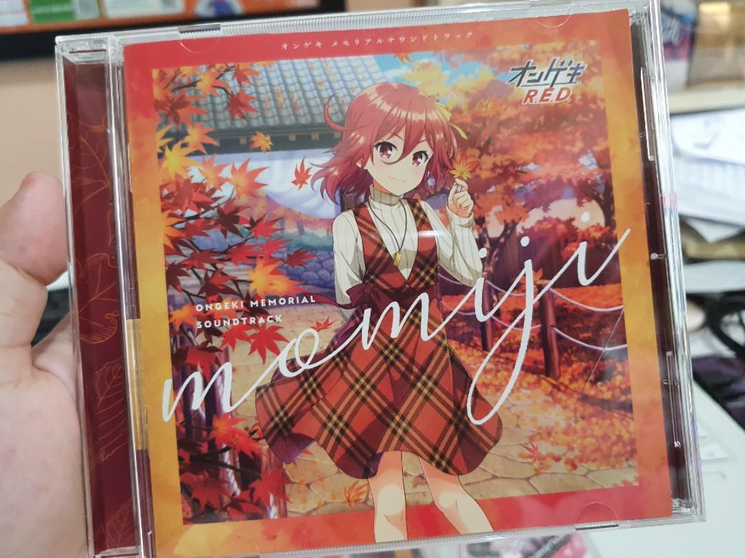 Ongeki Memorial Soundtrack Momiji and Ongeki RED aime card SET (Card can be used like ...