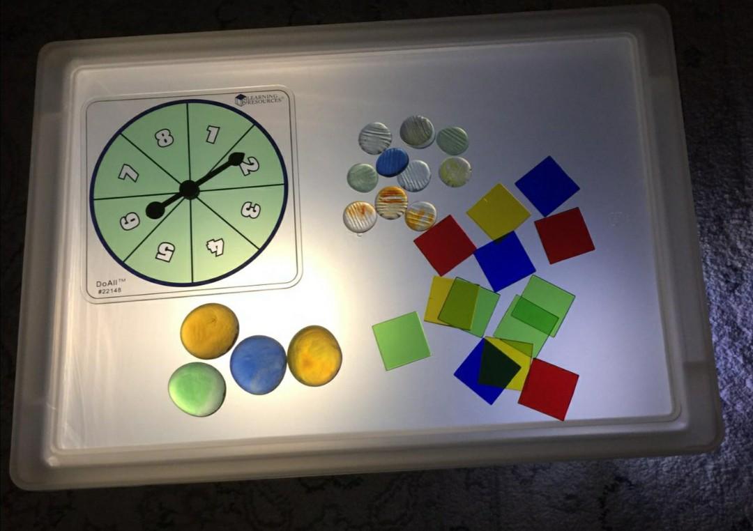 Phonics & Counting on a Lightbox, Hobbies & Toys, Books & Magazines ...