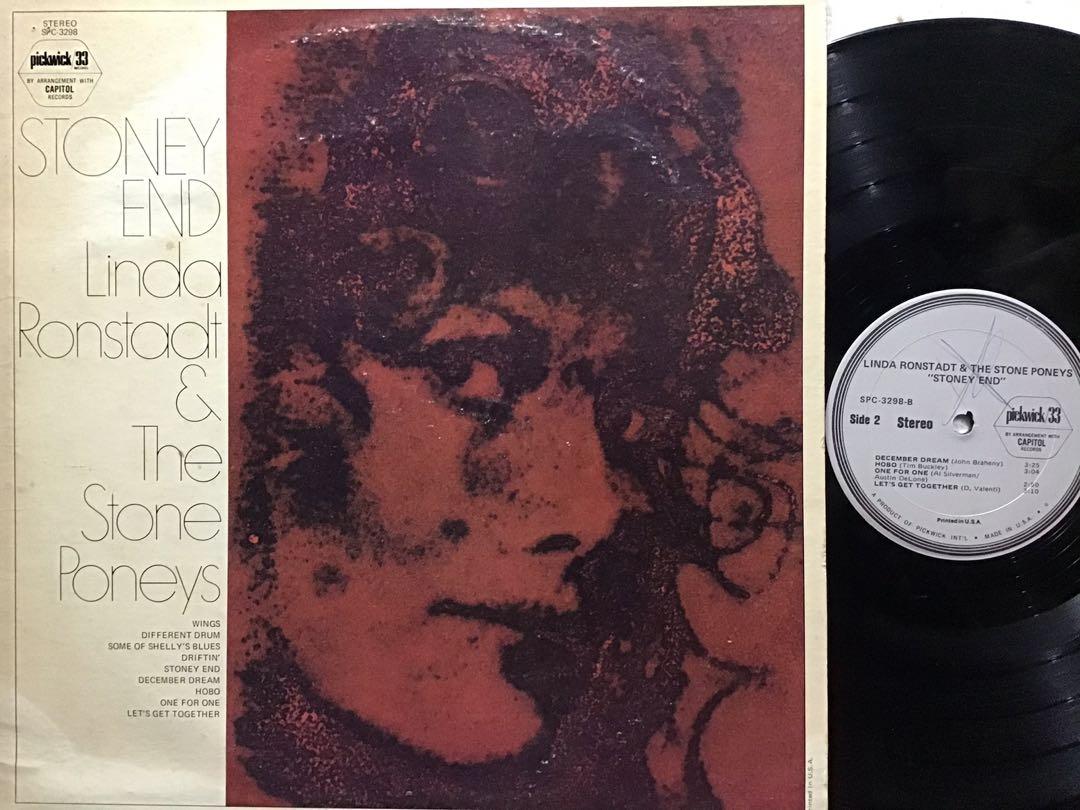 LP Linda Ronstadt & The Stone Poneys - Stoney End OOP VINYL RECORD ...