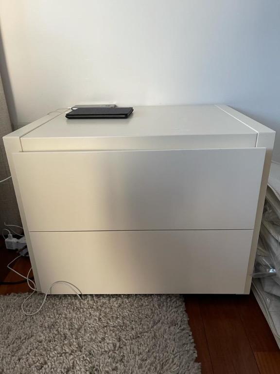 Poliform bedroom set (TV stand and 2 bed side night stands), Furniture ...