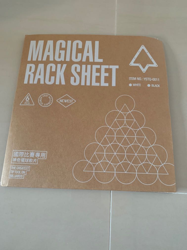 Pool Magic Rack, Sports Equipment, Sports & Games, Billiards & Bowling ...