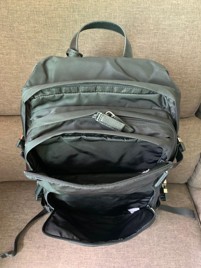 Prada Large Backpack (Black), Men's Fashion, Bags, Backpacks on Carousell