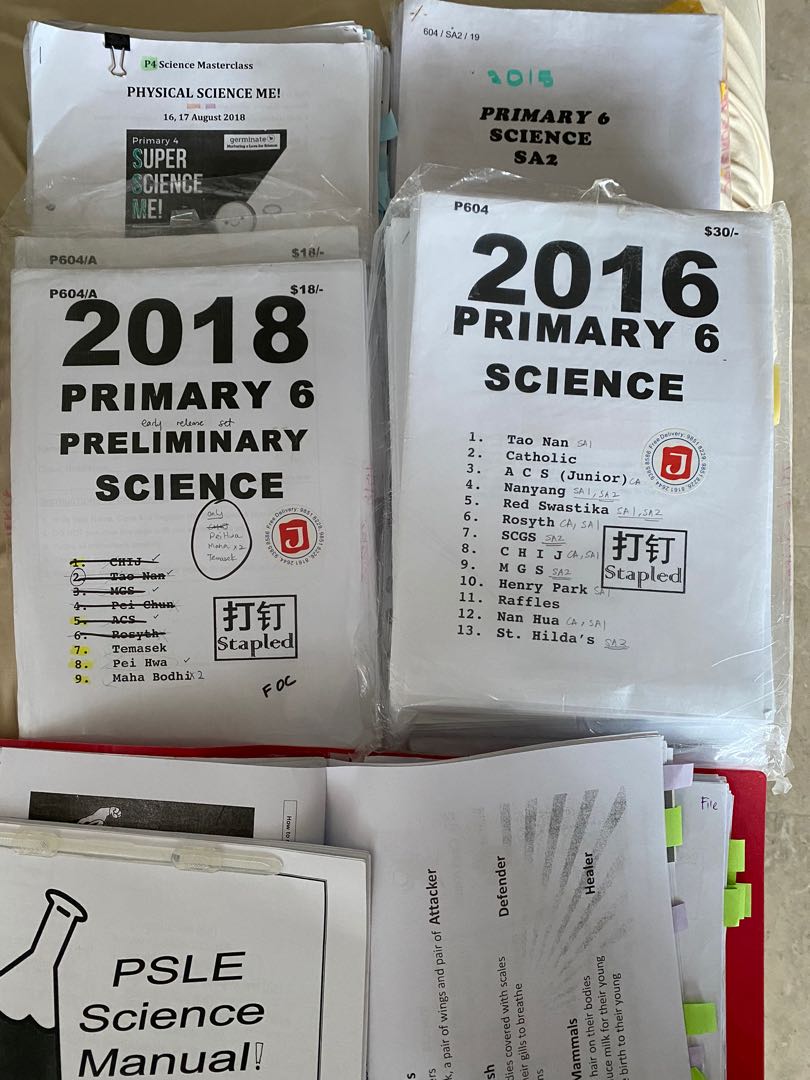 Psle science set, Hobbies & Toys, Books & Magazines, Assessment Books ...