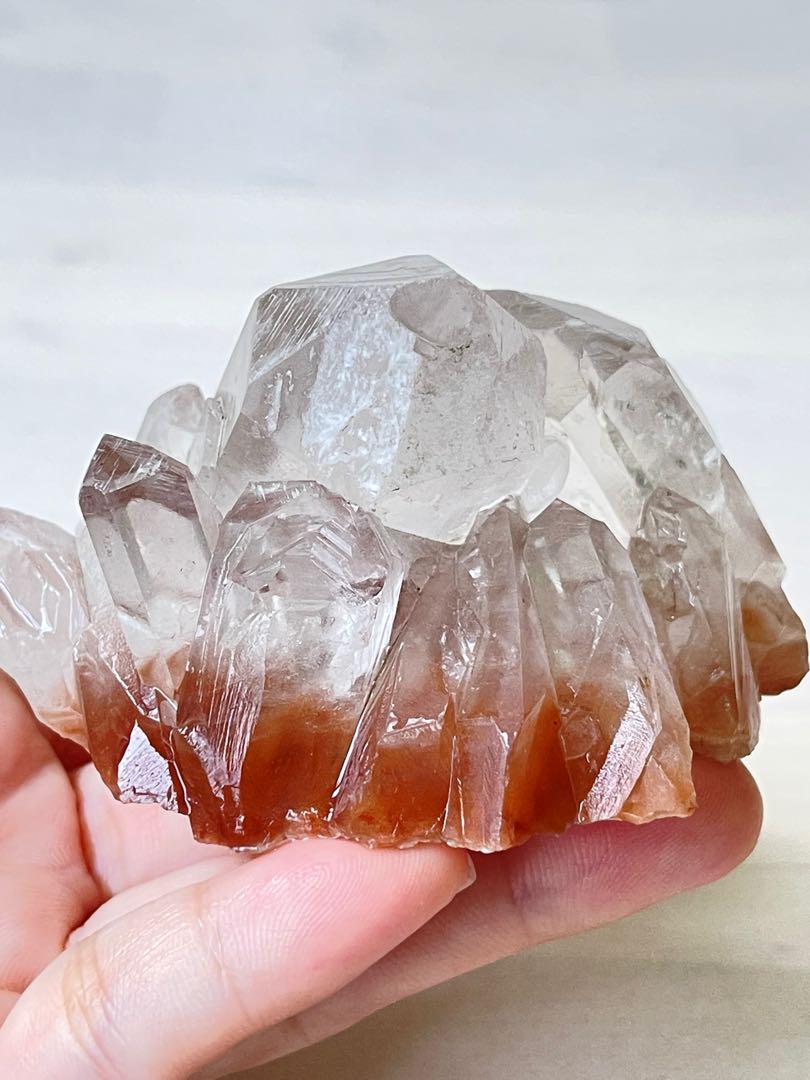 Red rutilated Quartz cluster, Women's Fashion, Jewelry & Organisers ...