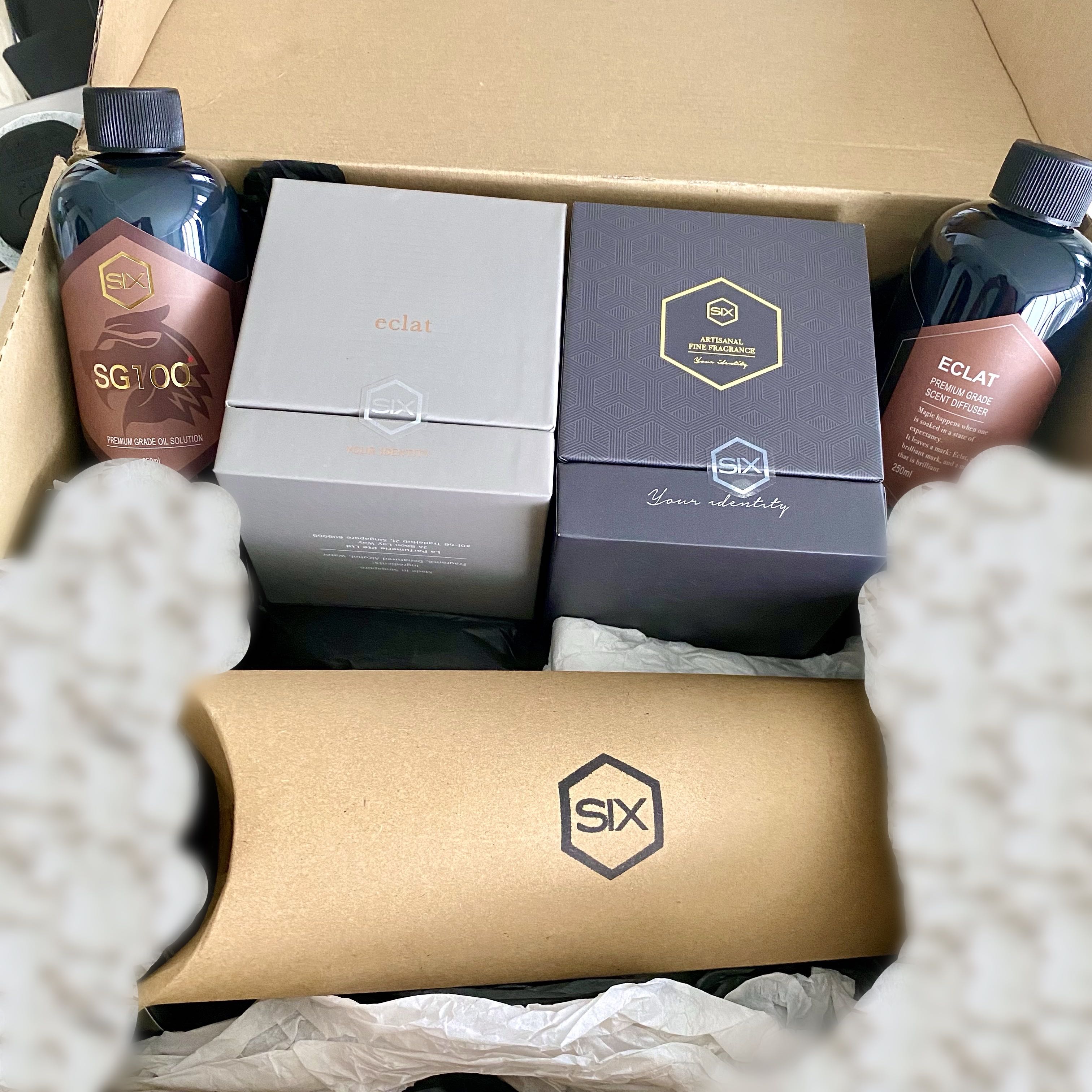 Scent by SIX Home / Office / Bathroom Fragrance Luxury Gift Set - Premium Diffuser Scent Oils ...