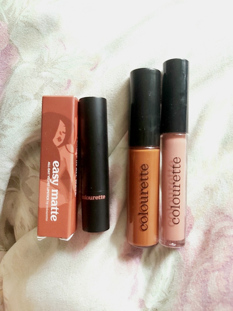 Set of Colourette colourtint, velvetint,easy matte with boxes, Beauty ...