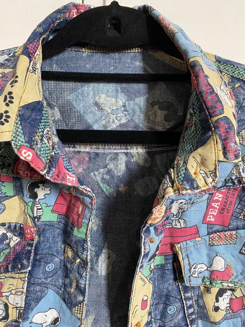Snoopy Denim Jacket Vintage, Women's Fashion, Coats, Jackets and ...