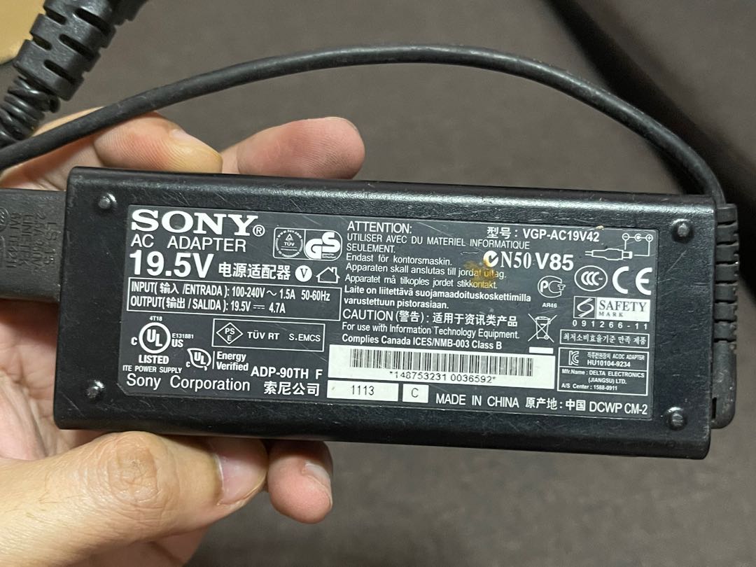 Sony VAIO Laptop Charger, Computers & Tech, Parts & Accessories, Cables ...