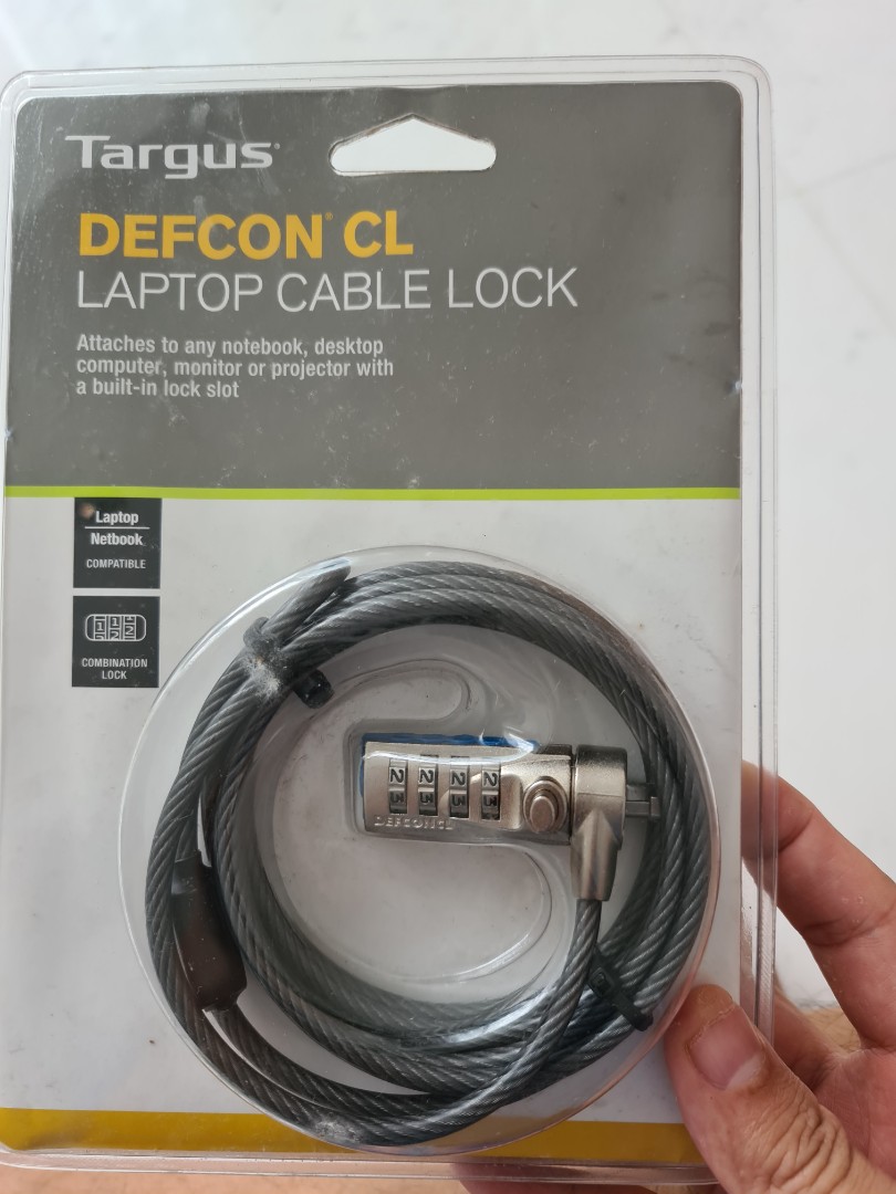 Targus lock, Computers & Tech, Parts & Accessories, Other Accessories ...