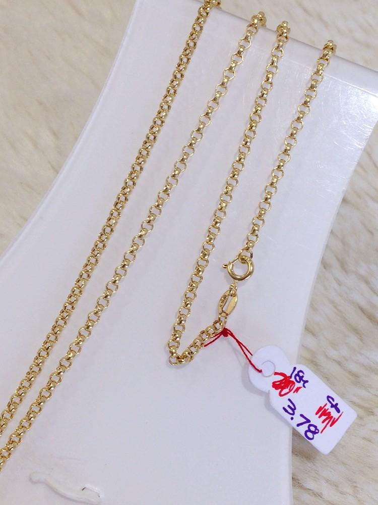 Tauco Chain Japan 18k Gold, Women's Fashion, Jewelry & Organizers ...