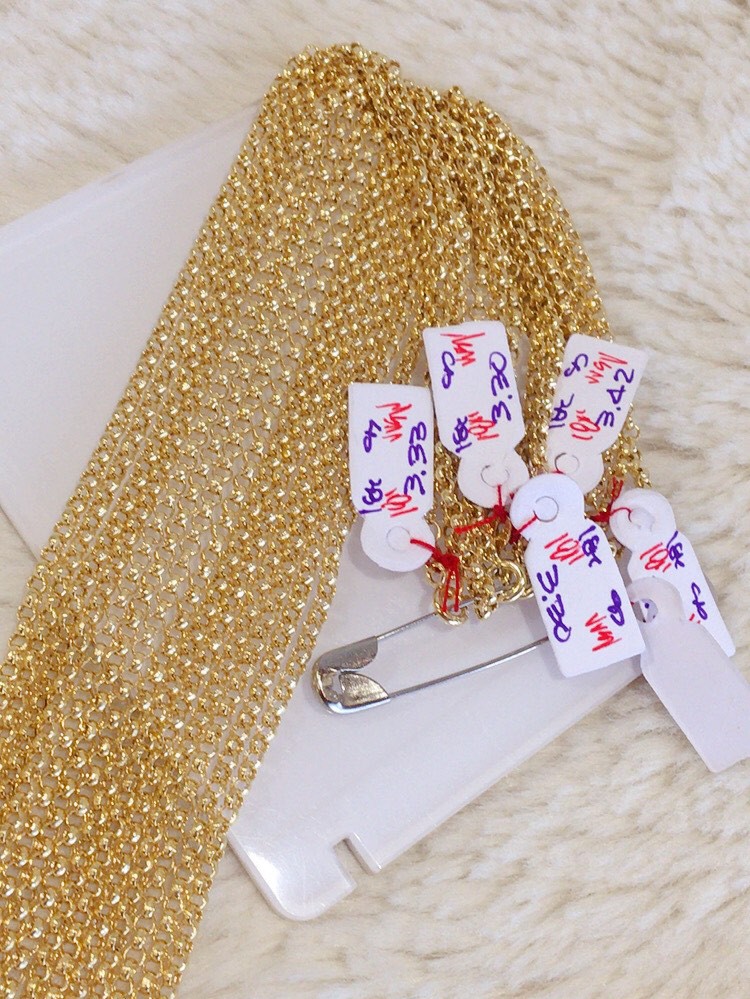 Tauco Chain Japan 18k Gold, Women's Fashion, Jewelry & Organizers ...