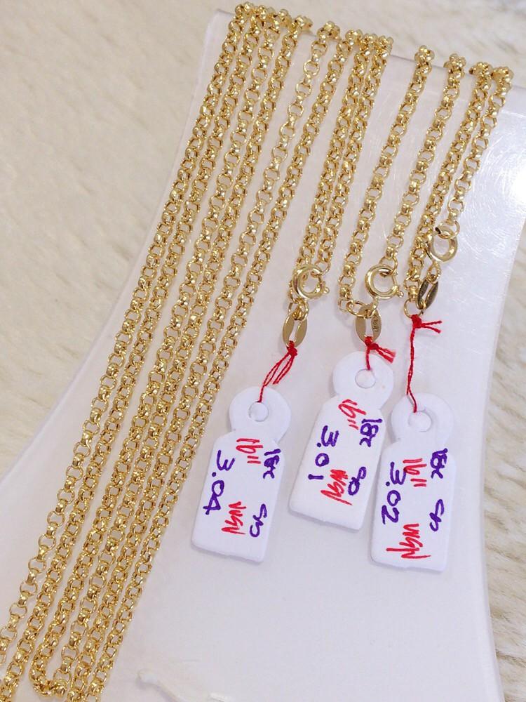 Tauco Chain Japan 18k Gold, Women's Fashion, Jewelry & Organizers ...