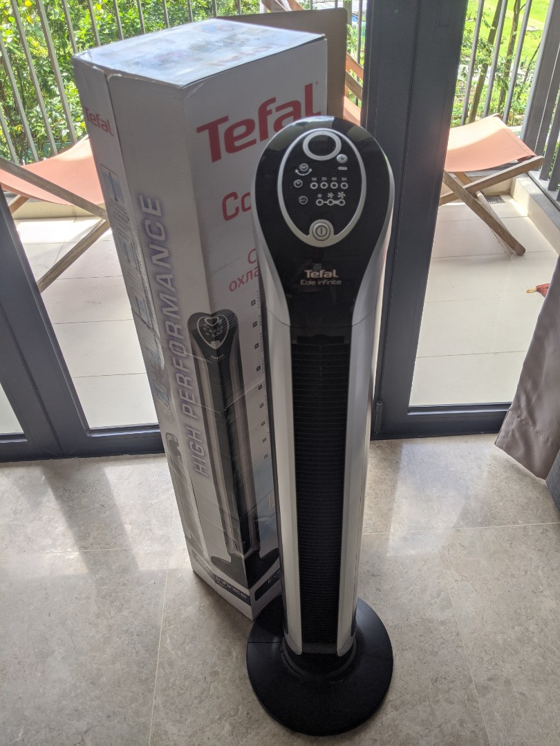 Tefal Tower fan, Furniture & Home Living, Lighting & Fans, Fans on Carousell