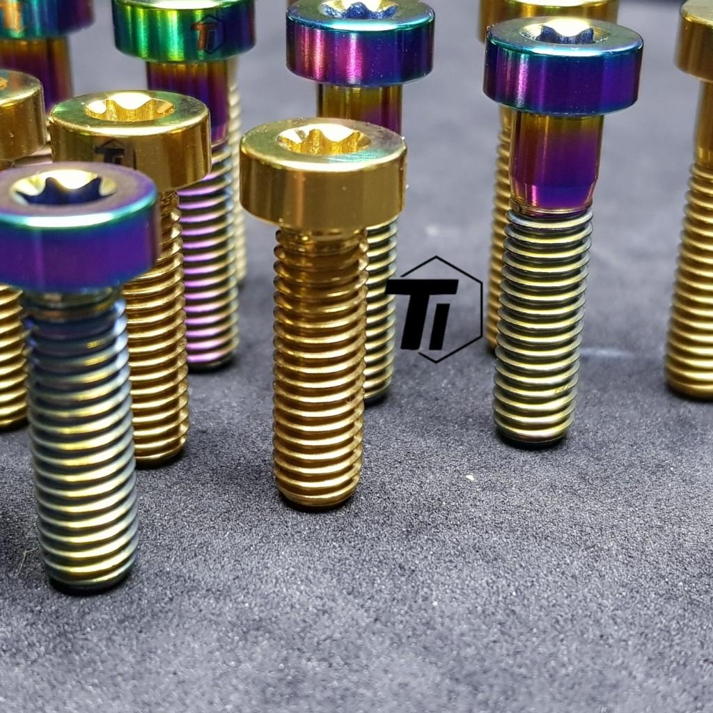 Titanium M6 Torx Bolt | Titanium Screw M6x20 Torx M6x25 Torx Thin Cap ...