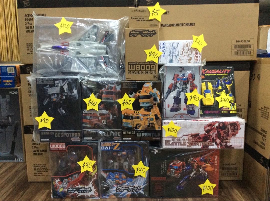 Transformers Maketoys, Fansproject, Marvel Legends, Nendoroid, SHF ...