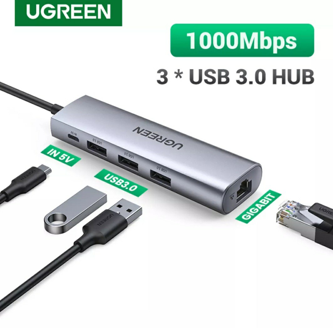UGREEN USB Ethernet Adapter Hub, Computers & Tech, Parts & Accessories ...
