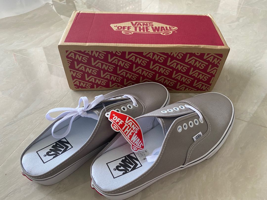 Vans VA authentic mule, Luxury, Sneakers & Footwear on Carousell