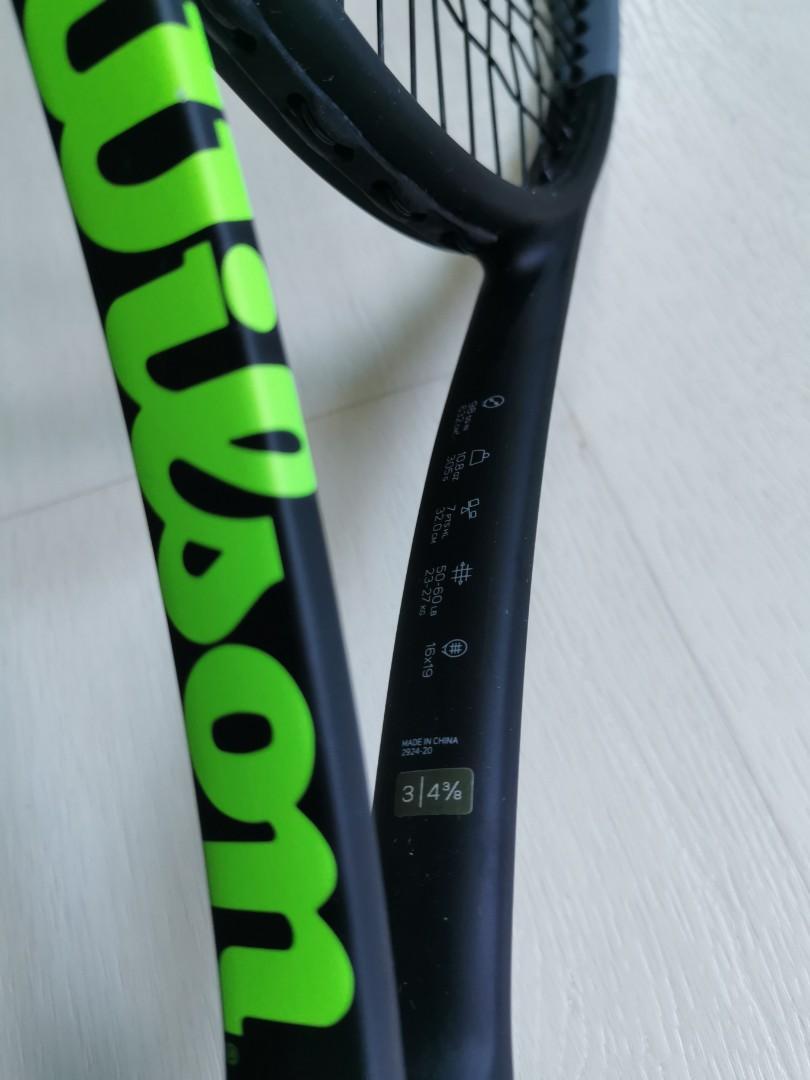 Wilson Blade 98 v7.0 16X19 tennis racket, Sports Equipment, Sports ...