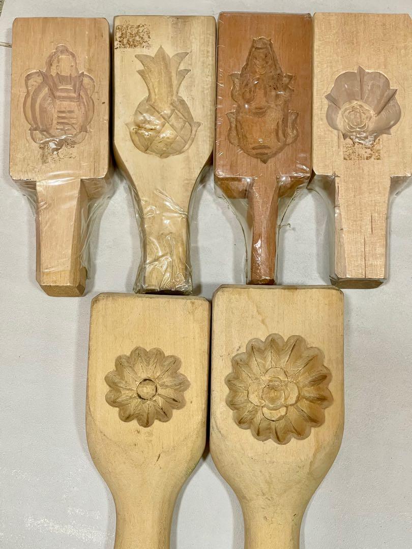 Small size Ang ku Kueh Wooden kuih mould, Furniture & Home Living ...