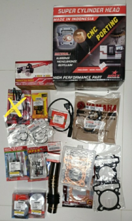 Yamaha R15 V3 accessories (Racing cam T1, progression valve spring ...