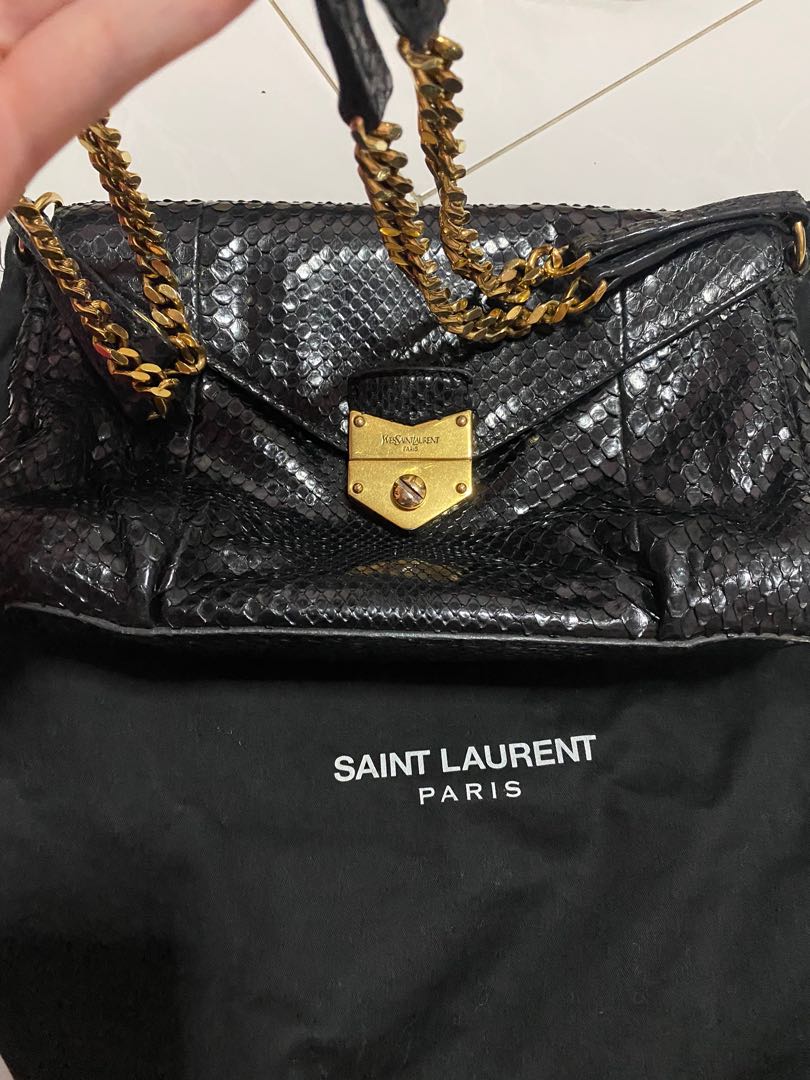 YSL Python skin, Luxury, Bags & Wallets on Carousell