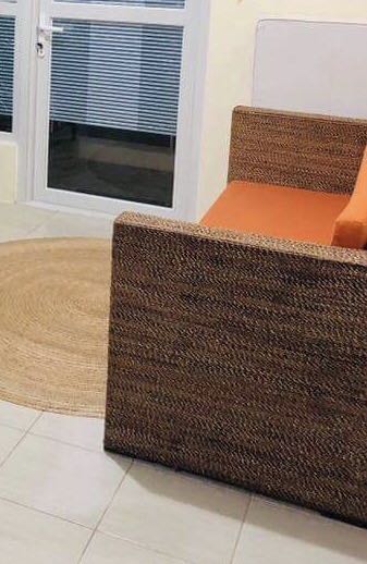 3 seater abaca Sofa, Furniture & Home Living, Furniture, Sofas on Carousell