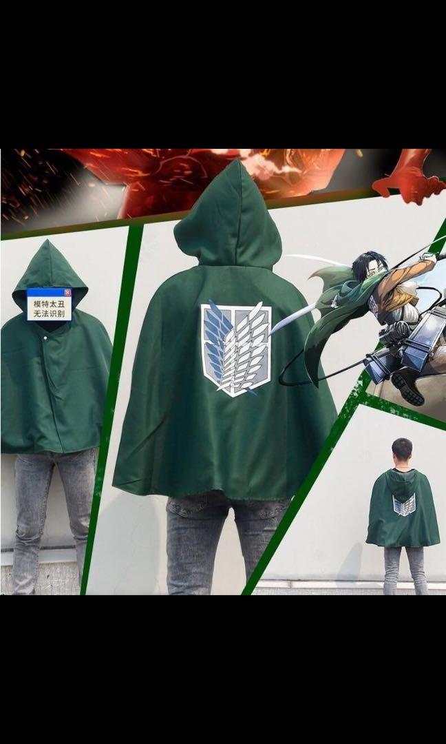 Rental AOT Cosplay Shingeki No Kyojin Cape Attack On Titan Cloaks ...