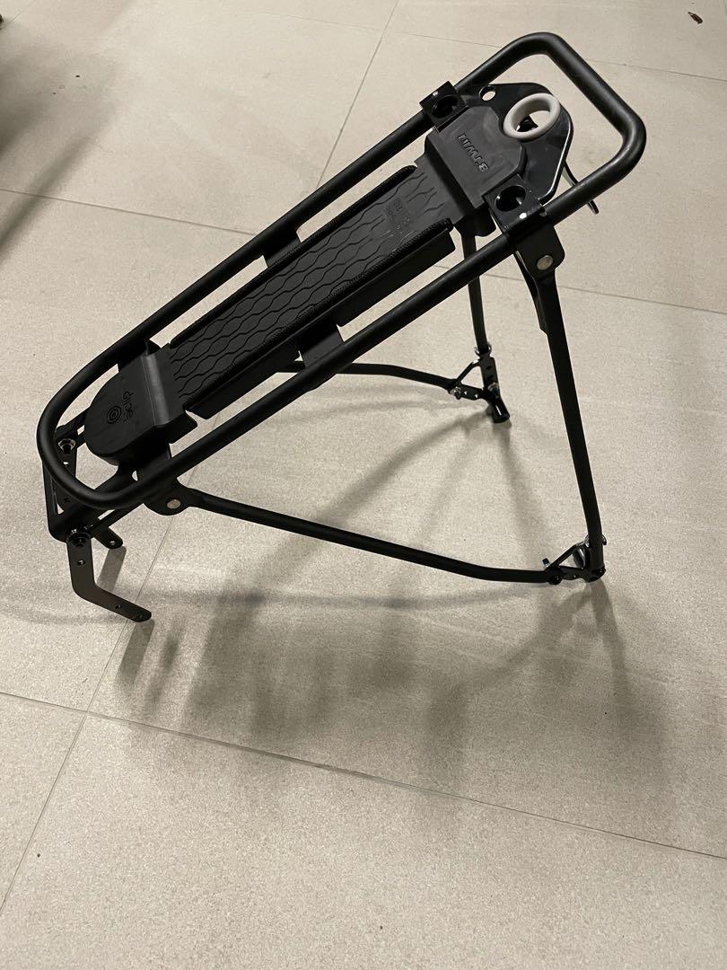 Bicycle rack Decathlon - onesecondclip 500 disc ready rear pannier rack ...