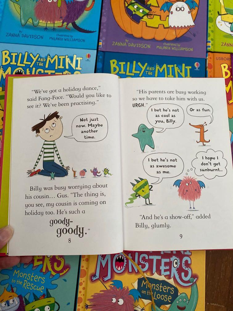 Billy and The Mini Monsters (Set of 9 books), Hobbies & Toys, Books ...