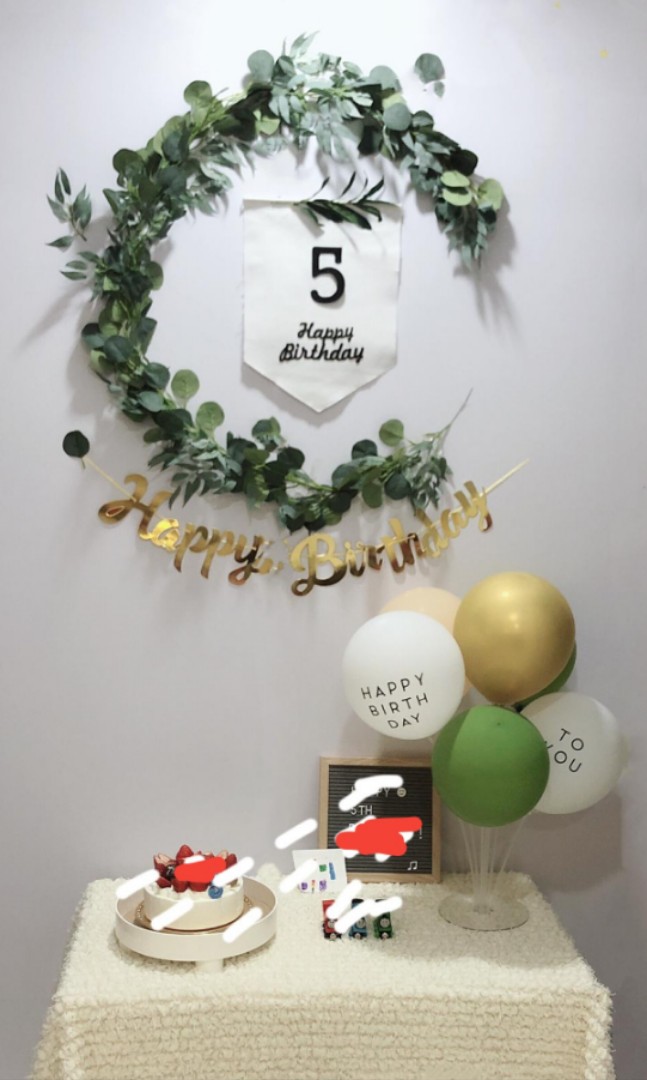 Birthday Decoration for 5 years old, Everything Else on Carousell
