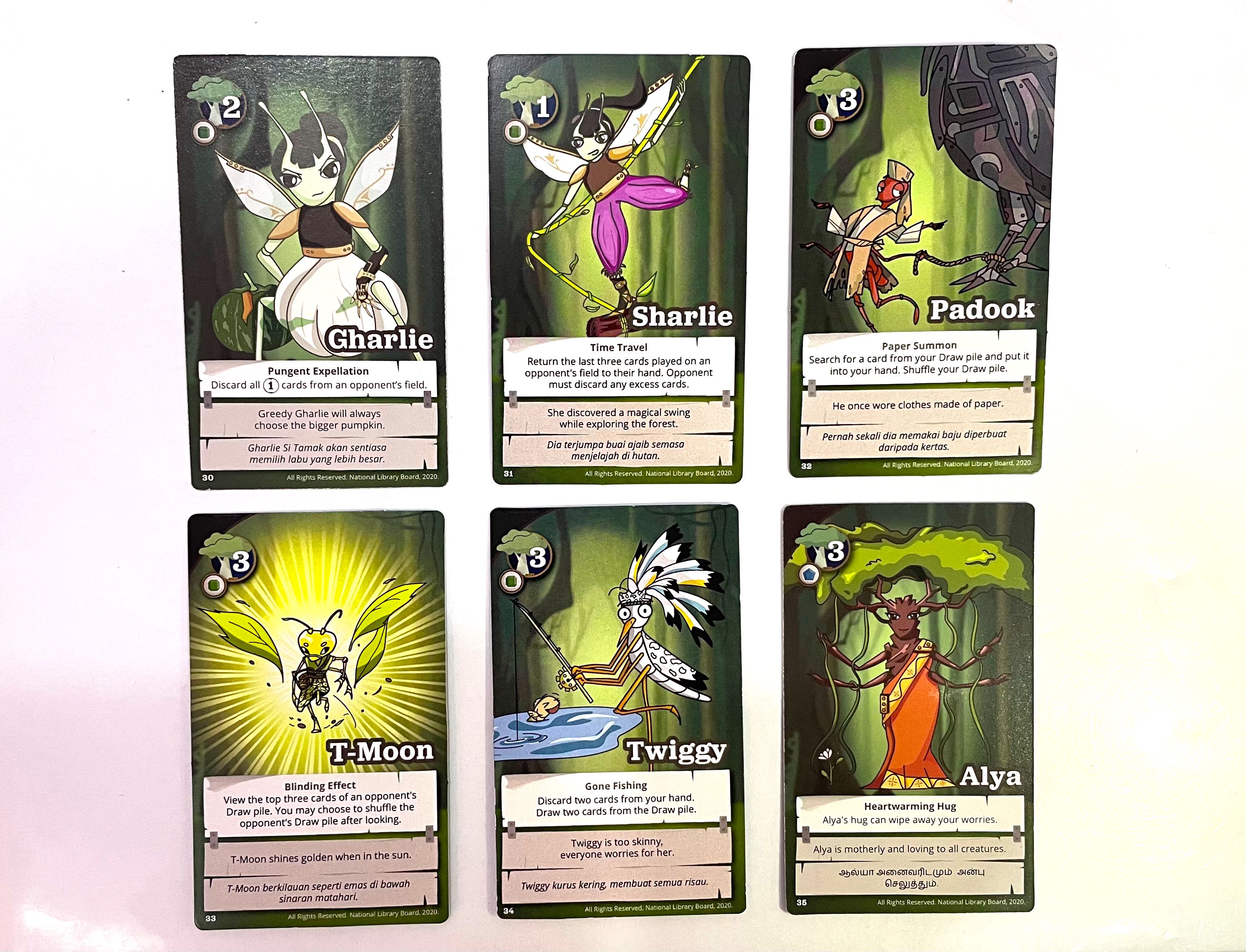 Book Bugs 3 Cards #30,31,32,33,34,35, Hobbies & Toys, Toys & Games on ...