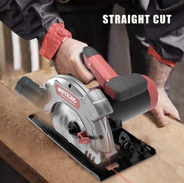 Circular Saw, Meterk 1500W Electric Circular Saw, 5000RPM, Laser Guide ...