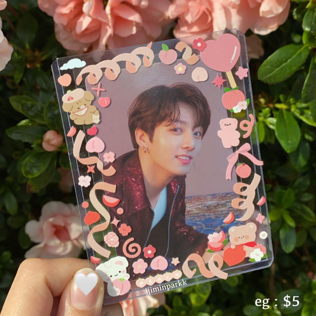 customised toploader deco ( bts nct itzy blackpink twice loona wayv ...
