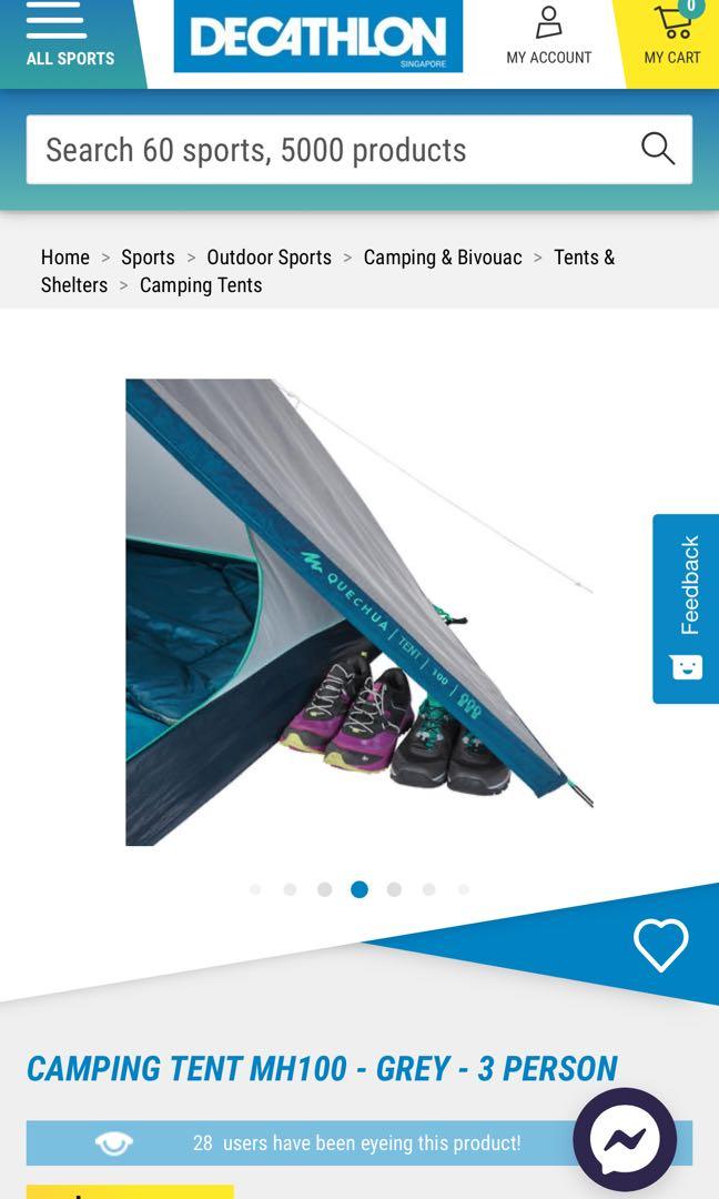 Decathlon Camp, Sports Equipment, Hiking & Camping on Carousell