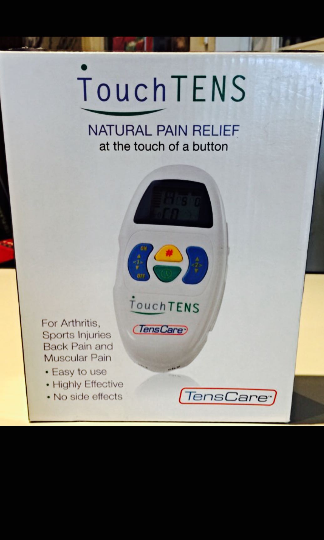 Digital Pain Relief Device Tens Machine TensCare, Health & Nutrition ...