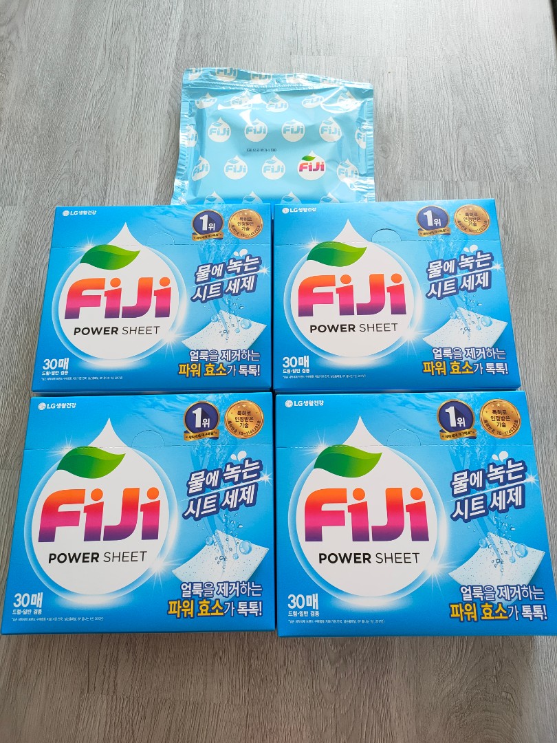 Fiji power sheet laundry detergent, Furniture & Home Living, Cleaning ...