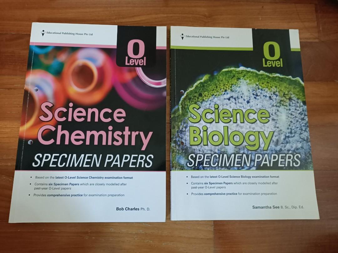 FREE O Level Science Chemistry and Biology Assessment books, Books ...