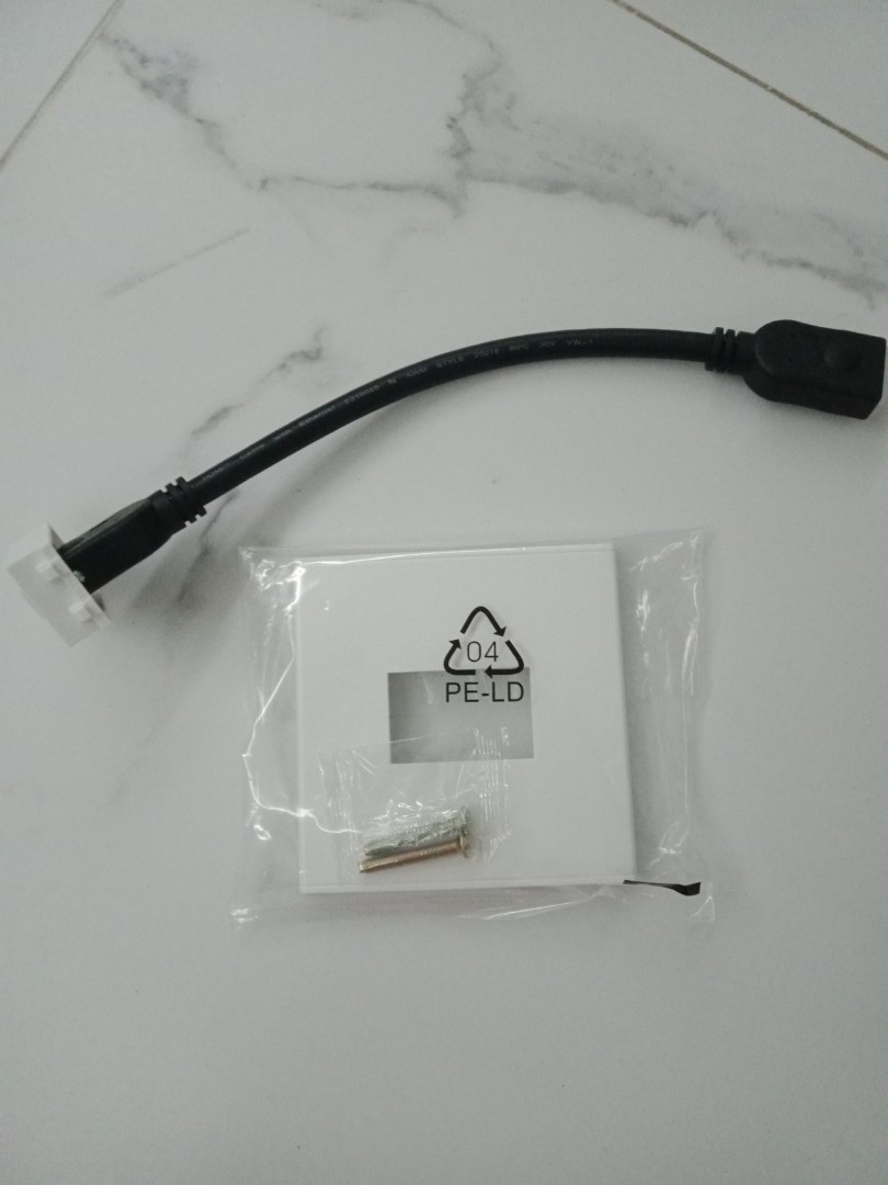 HDMI Face Plate Set, TV & Home Appliances, TV & Entertainment, TV Parts ...