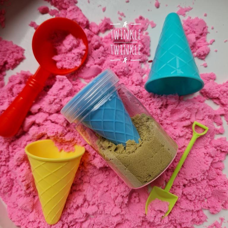 Ice-cream Sensory Magic Sand Play Set / Customised Party Pack ...